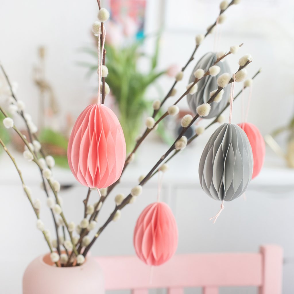 DIY-Ostereier-Papier-basteln-waben-basteln-ostern-22