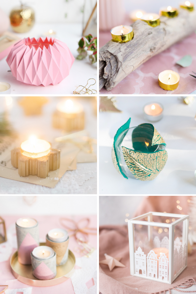 10 DIY Deko-Ideen mit Kerzen zum Selbermachen für Herbst und Winter