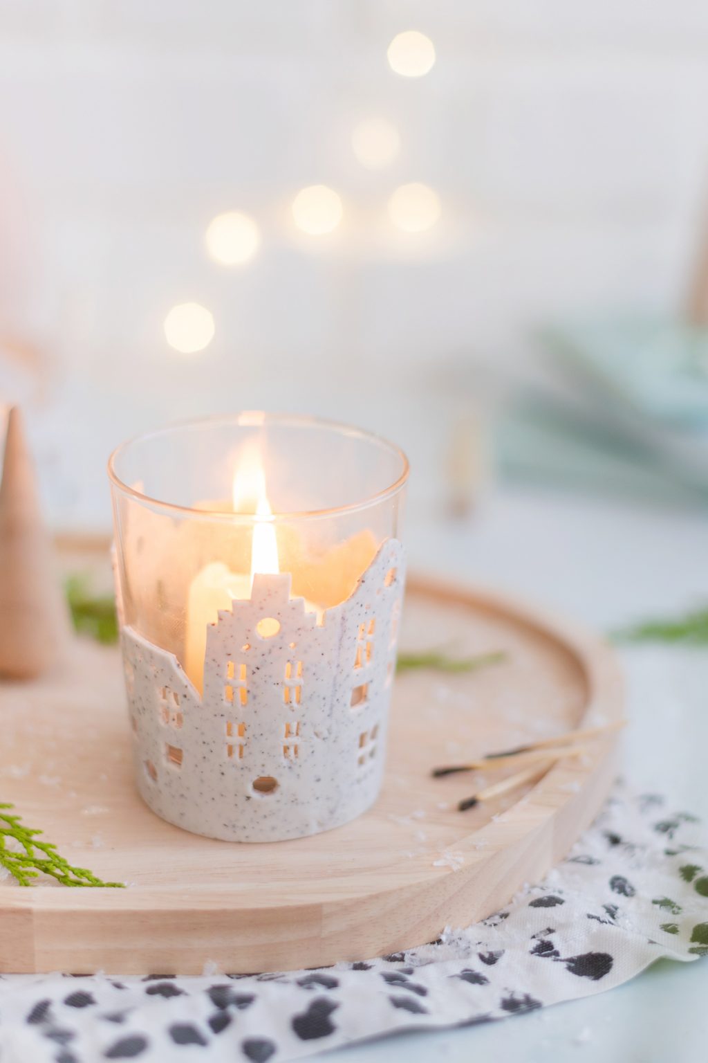 DIYnachten: DIY Häuser-Windlicht aus FIMO | Gewinnspiel