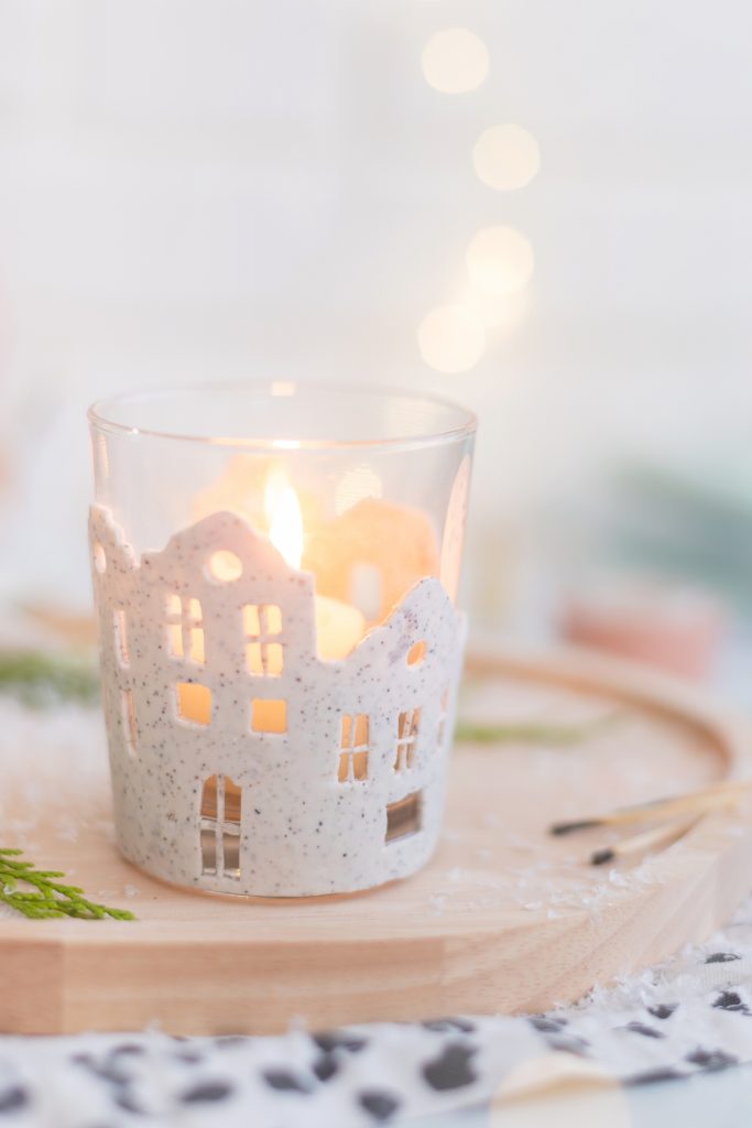 DIYnachten: DIY Häuser-Windlicht aus FIMO | Gewinnspiel